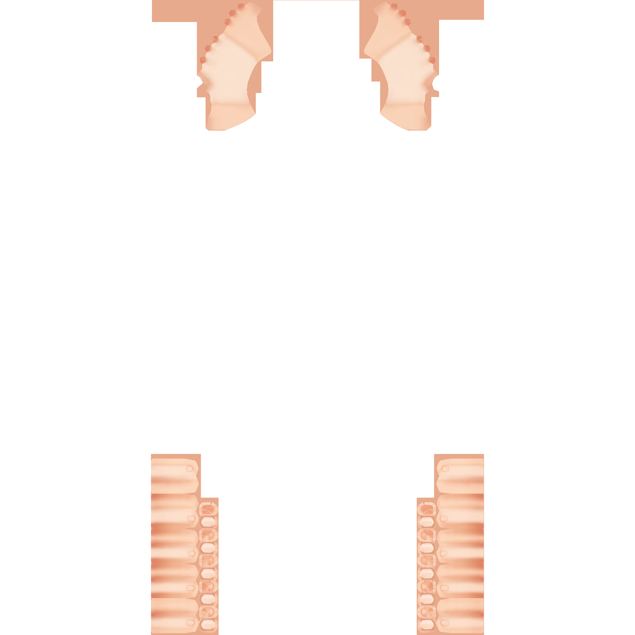 VRoidで手だけのテクスチャを作った！手以外は透過してあるからHumanoidで指や手を動かせる | 神部まゆみのブログ