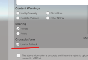 VRChat SDK3.0で自作Quest版Fallbackアバターなどをアップしてみた備忘録 | 神部まゆみのブログ