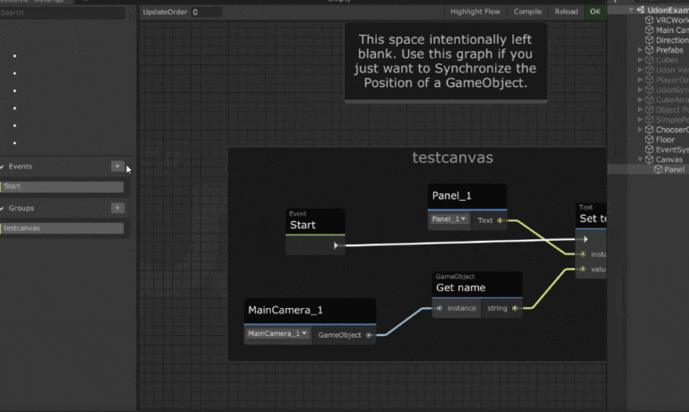 VRChat Udonワールドの作り方を公式動画で学ぶ ～ノードをいじってテキストを書き換えた～ | 神部まゆみのブログ
