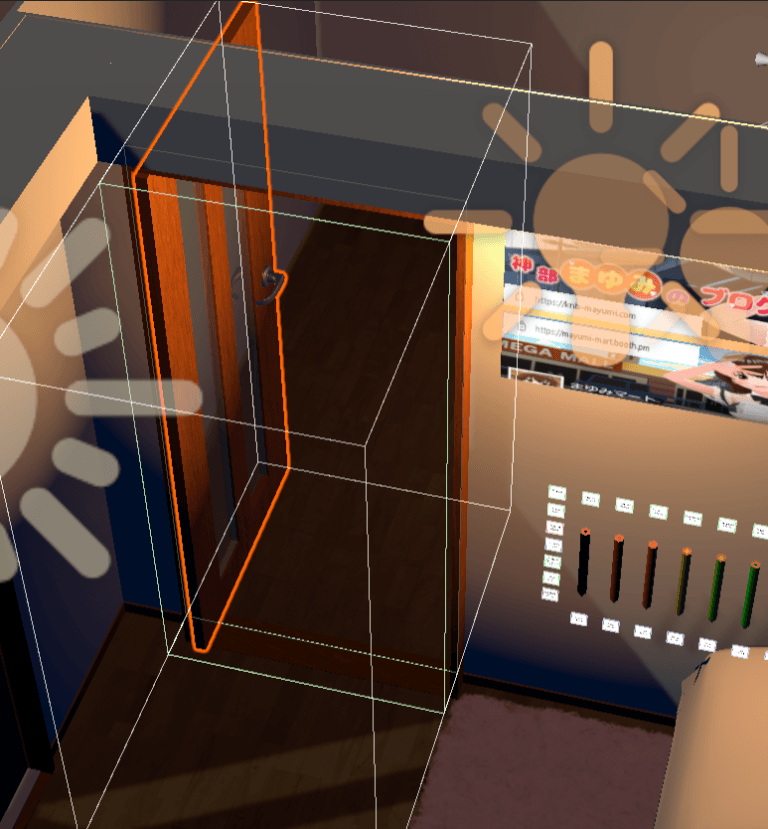 VRChat UdonのInteractでドア開閉を作ったメモ。アニメーション切り替えとかコライダーの問題とか | 神部まゆみのブログ